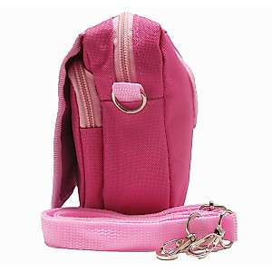 Disney Princess Mini Shoulder Bag" Beauty as A Rose" Hot Pink