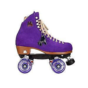 Moxi Lolly Roller Skate - Fashionable Womens Quad Roller Skate | Taffy Purple | Size 7