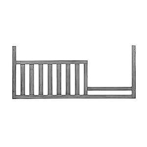 CC KITS Toddler Bed Safety Guard Rail Compatible with Oxford Baby, Soho Baby, Ozlo Baby & Avalon Baby Cribs (Brushed Grey, Option 1)