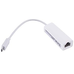 USB to RJ45 LAN Ethernet Adapter 100Mbps USB to RJ45 LAN Converter 10M 100M with Asix AX88772B AX88772 Chip (Micro USB to RJ45)