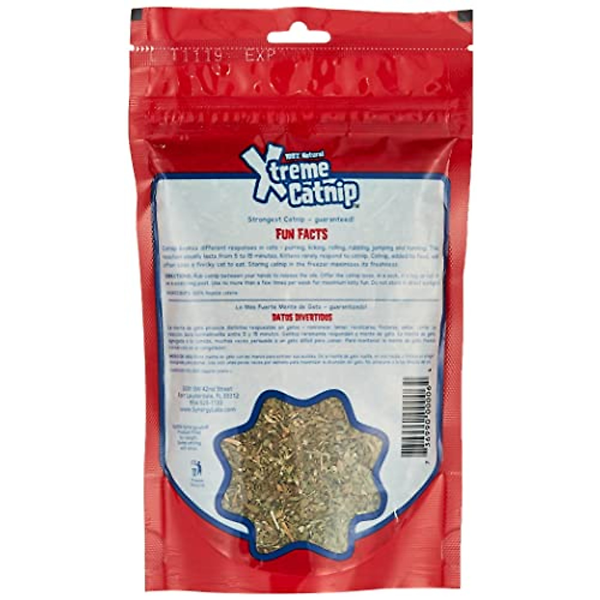Xtreme Catnip Leaf, 1 oz. – 100% Natural Organically Grown, Super Concentrated Catnip Leaves – Non-Addictive, Fun Cat Treat – Use on Toys, Scratching Posts, Food and More