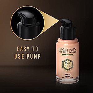 Max Factor Facefinity All Day Flawless 3 In 1 Foundation SPF 20, No. 50 Natural