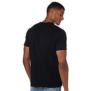 Karl Lagerfeld Paris mens Kocktail Karl Short Sleeve Crew Neck T-shirt T Shirt, Black, Medium US