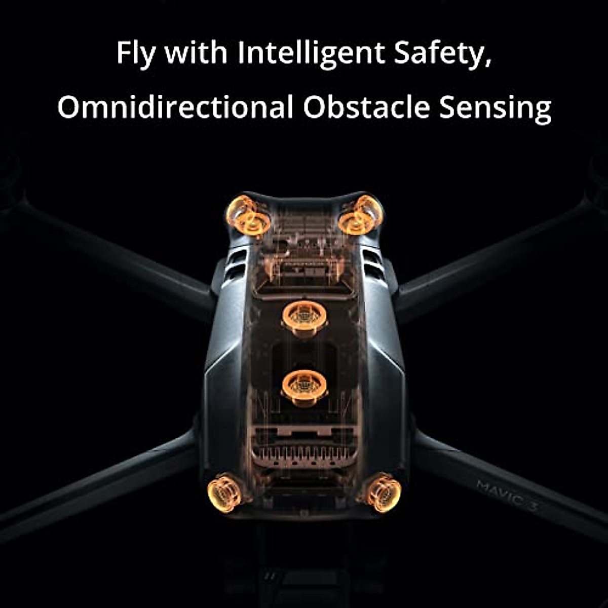 DJI Mavic 3, Drone with 4/3 CMOS Hasselblad Camera, 5.1K Video, Omnidirectional Obstacle Sensing, 46 Mins Flight, Advanced Auto Return, 15km Video Transmission, with DJI RC-N1 Remote Controller, Gray