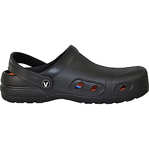 VANGELO Professional Slip Resistant Clog Men Work Shoe Chef Shoe Nurse Shoe Ritz Black Men Size 14 -Order One Size Up