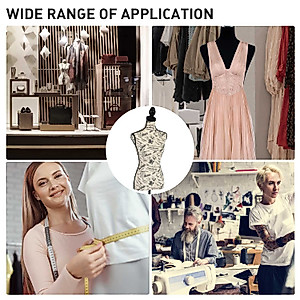 Female Body Model Torso 60-67Inch Height Adjustable, Woman Body Torso Clothing Display Manikin with Tripod Stand for Sewing Dress Jewelry Market Shop Display… (Printing)