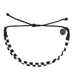 Pura Vida woven seed bead checkerboard