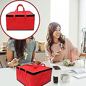 Insulated Food Grocery Delivery Bag Pizza Warmer Bag Picnic Cooler Bag Transport Bag for Hot Food Delivery Drink Carriers Attractive Design