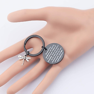 MAOFAED Dragonfly Gift Dragonfly Lover Gift Dragonfly Keychain Inspirational Gift Encouragement Gift Dragonfly Spiritual Gift