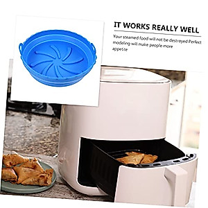 FELTECHELECTR Oven Liner Air Cooker Silicone Pan Broiling Pan for Oven Round Baking Pan Oven Accessories Air Fryer Silicone Air Fryer Basket Air Fryer Pan Air Fryer Mats Air The Ship