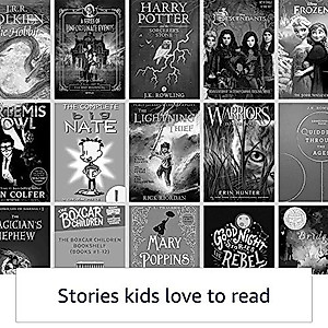 Kindle Kids (2019 release), a Kindle designed for kids, with parental controls - Rainbow Birds Cover.