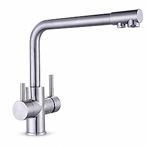 SJQKA-.304 stainless steel kitchen kitchen faucet. Fine. The vegetable washing basin, cold and hot water tap. 360 degree swivel head