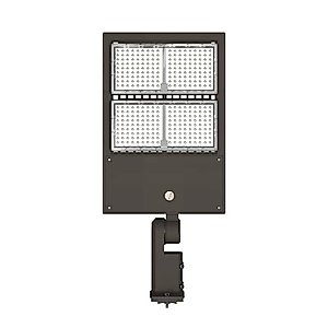 LEDMyplace 300W LED Pole Light 5700K Universal Mount Bronze AC120-277V LED Parking Lot Lights - Commercial Area Street Security Lights