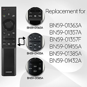 Ceybo OEM Replacement for BN59-01363A BN59-01357A BN59-01357F Samsung Remote Control Smart TVs Compatible with Neo QLED, The Frame and Crystal UHD Series