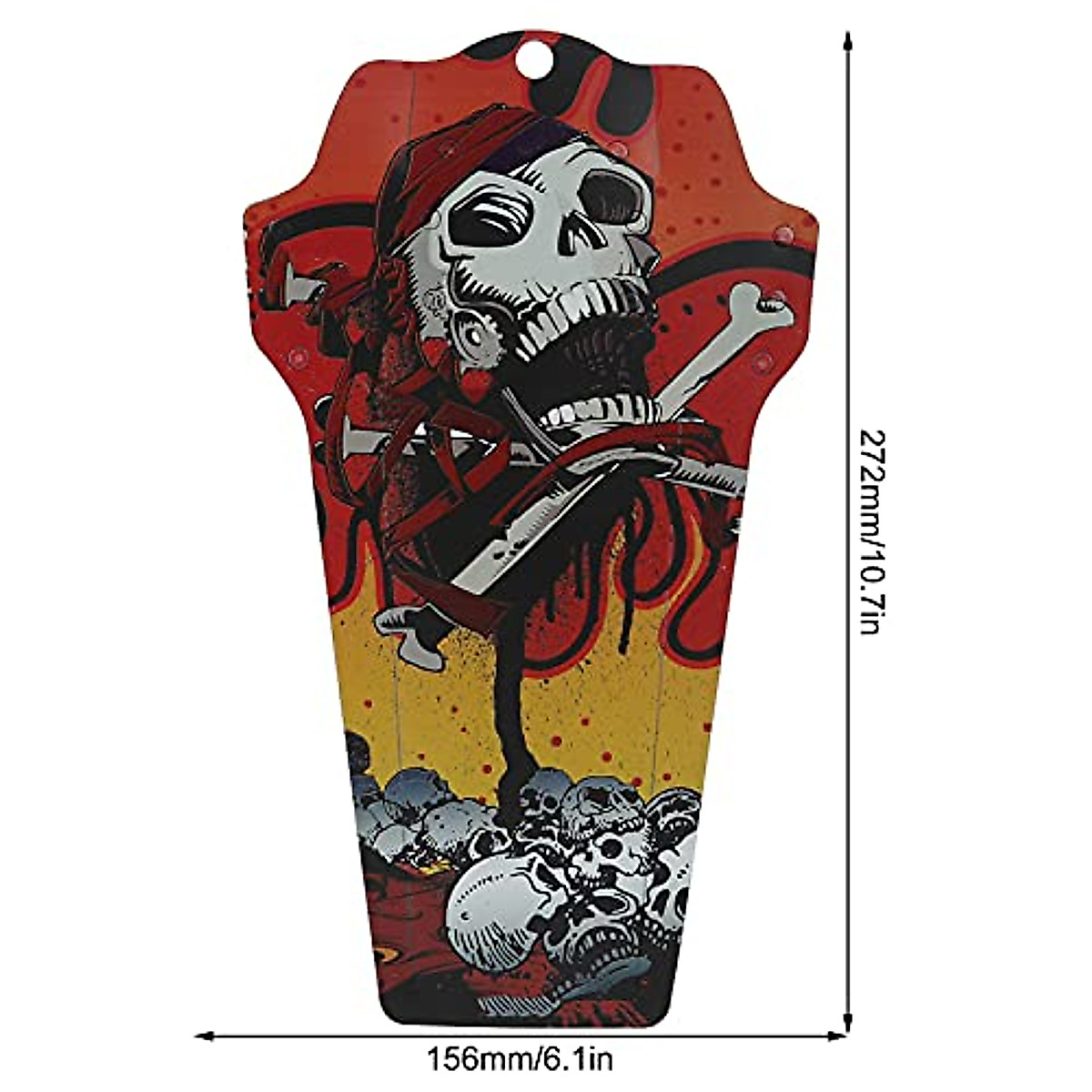 Keenso Bike Fender Mud Guard, Universal Waterproof Mountain Bike Fender Road Bike Mudguard Bicycle Fenders Front Rear Tire Wheel Mudguard Cycling Accessory(Type E) Bicycles and Spare Parts