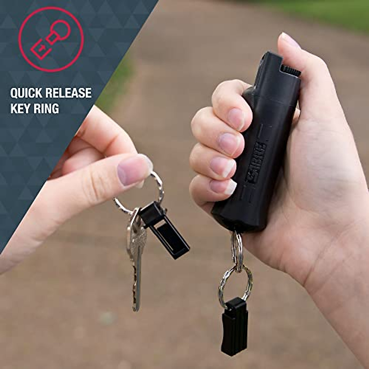 SABRE RED Home and Away Protection Kit, Includes One Pepper Gel Containing 17 Bursts, Has A 17-Foot (5-Meter) Range and Includes A Wall Mount, Pepper Spray Has 25 Bursts and A 10-Foot (3-Meter) Range