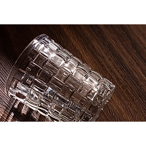 NiLor Clear Water Glasses Drinking Glasses 8.5 Ounce, Wine Glasses Set of 6, Glass Cups Set Drinkware Good for Party Wedding