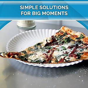 Perfectware - Kitchen essentials Paper Plate 6-300 6" Paper Plate, White (300 Count/pack)