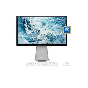 HP Chromebase 21.5" All-in-One Desktop, Intel Pentium Gold 6405U Processor, 4 GB RAM, 64 GB Storage, Rotating Full HD IPS Touchscreen, Chrome OS, Bluetooth Keyboard and Mouse Combo (22-aa0012, 2021)
