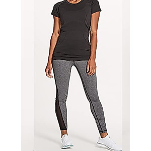 Lululemon Athletica Swiftly Tech Short Sleeve Crew (Black, 6)