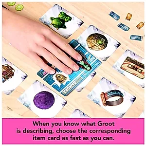 Spin Master Games Marvel Guardians of The Galaxy, The Groot Escape, Charades-Style Card Games Board Games for Adults and Kids Ages 10 and up