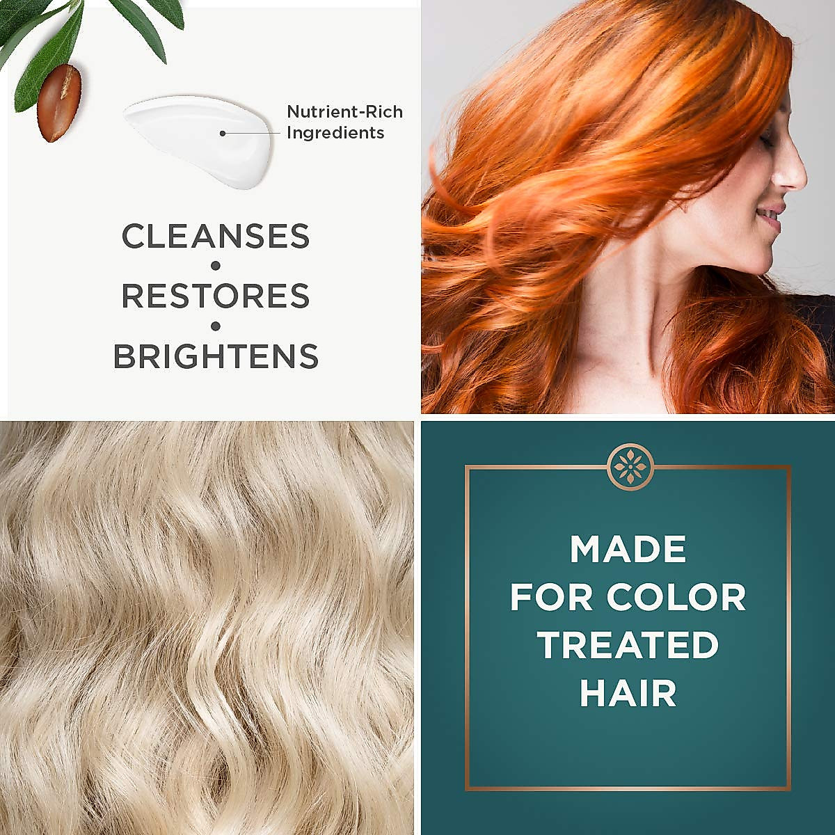 Argan Magic Color Care Shampoo – Gently Cleanses & Restores Color Treated Hair | Hydrates & Helps Color Last Longer | Infused with Keratin & Botanical Extracts | Made in USA | Paraben Free (32 oz)