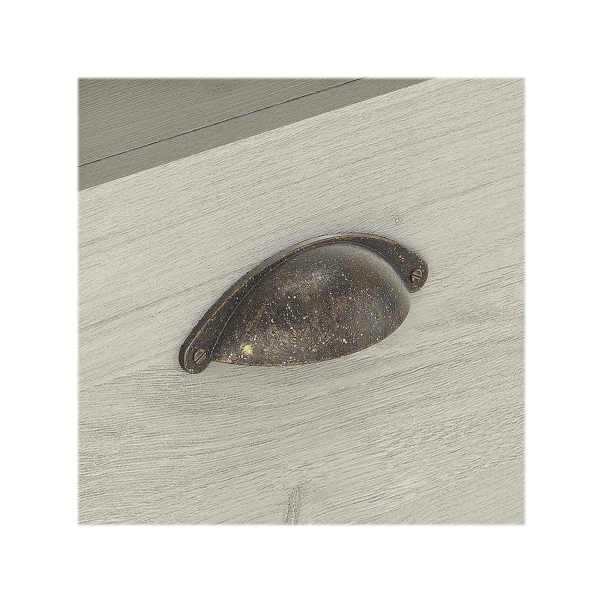 Yorktown 50-Inch Home Office Desk with Storage, Linen White Oak