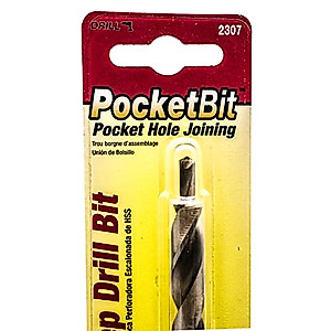 Milescraft 2307 PocketBit - Hex Shank Pocket Hole Drill Bit, Model: 23070003