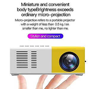 #kyEF3E Small Household Mini Projector Led Portable Projector Supports Hd 1080P Outdoor Mobile Power Supply