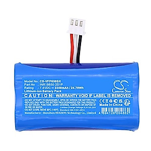 VI VINTRONS Battery for VeriFone T650p INR18650-2S1P
