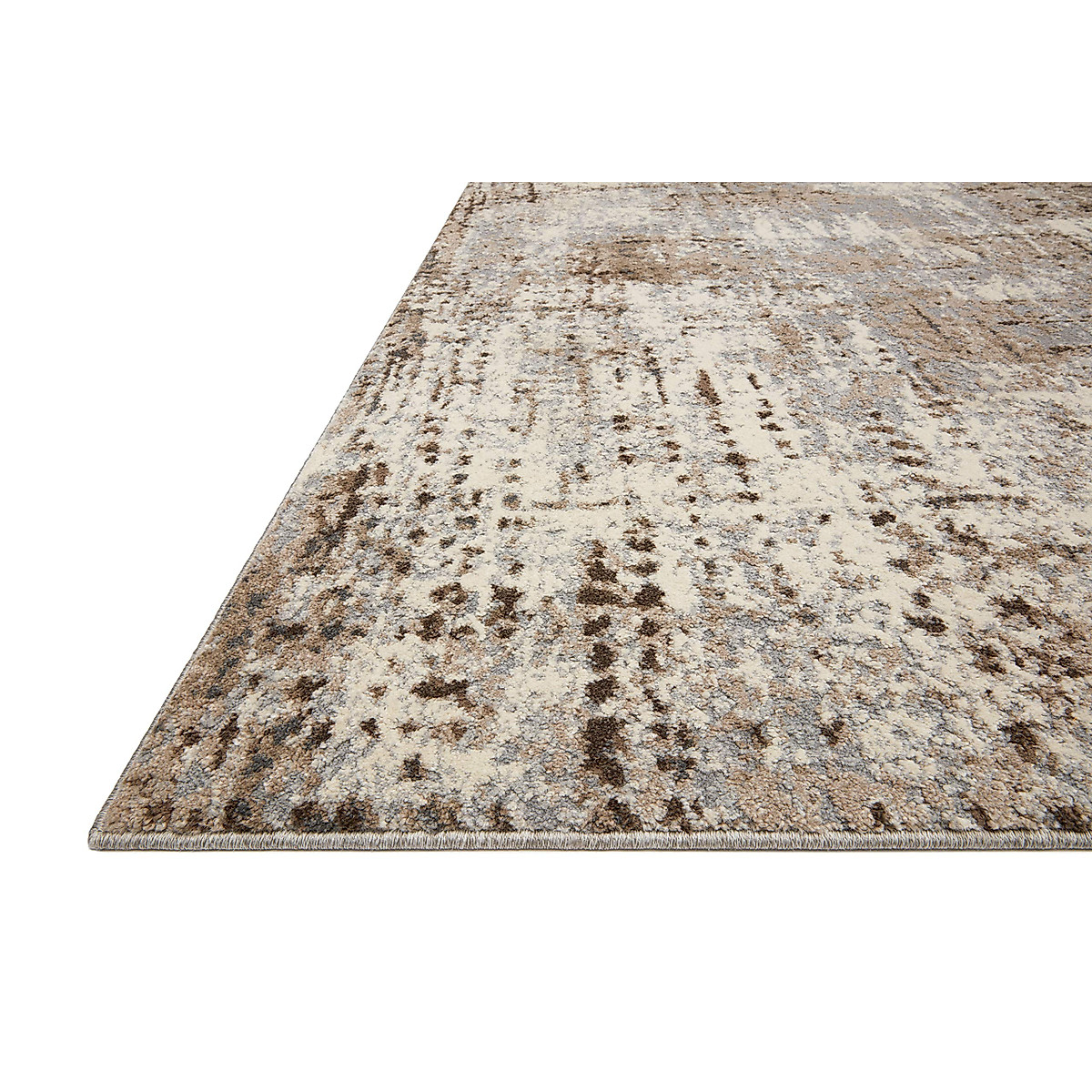 Loloi II Austen Collection AUS-01 Area Rug 7'-10" x 10'-6" Natural/Mocha Rectangular 0.38" Thick