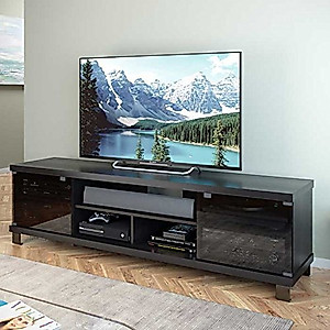 Sonax Holland Extra Wide TV/Component Bench, 70.75", Ravenswood Black