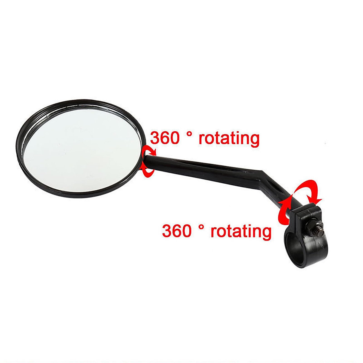 2 PCS Bike Mirror,Bike Mirror 360° Rotatable,Bike Rear Mirror for Adult Bikes Retro Bicycle Accessories,Bike Mirrors for Mtb/Kids/Ebike