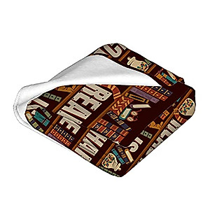 RIEDIOVS Book Lovers Gifts Blanket for Women-Gifts for Book Lovers-Librarian Gifts-60' x 50' Reading Blanket for Book Lovers on Birthday Christmas -1, 60'x50'