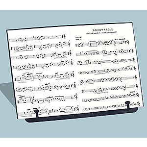 11x6 Inches Desktop Piano Music Sheet Holder Foldable Music Sheet Stand Adjustable Book Reading Stand