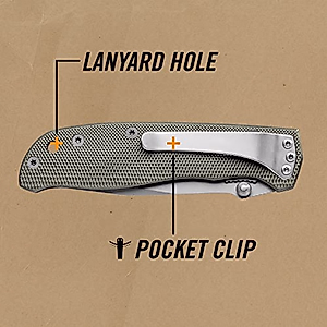 Gerber Gear Air Ranger Knife, Serrated Edge, Grey [45860]