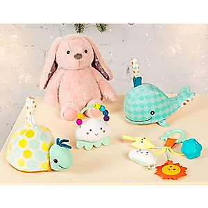 B. toys- B. baby- Baby Glowable Soothing Plush Turtle with Lights & Sounds- Glow Zzzs Turtle Shellé0 Months +