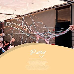 Arouselove Streamer Poppers Hand Throw Plastic Confetti Streamers No Mess Plastic Cracker For Parties, Weddings Celebrations