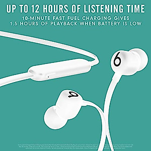 Beats Flex Wireless Earbuds - Apple W1 Headphone Chip, Magnetic Earphones, Class 1 Bluetooth, 12 Hours of Listening Time, Built-in Microphone - Smoke Gray