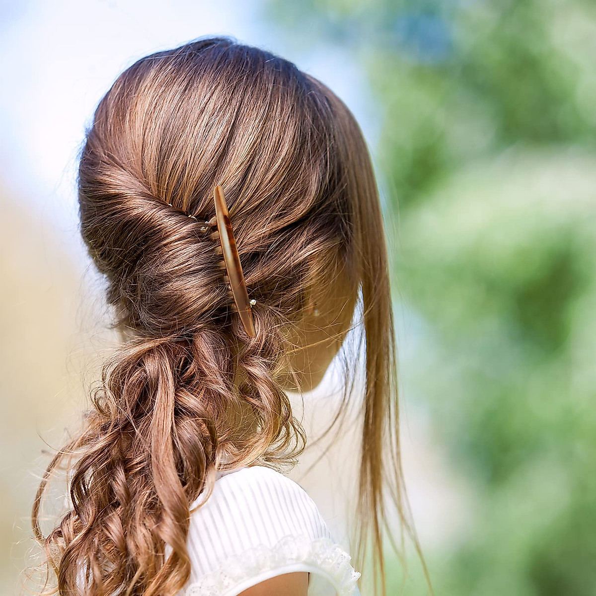 20 Pieces 7 Tooth French Style Twist Comb Plastic Hair Side Combs Hair Accessory for Women (Black and Brown)