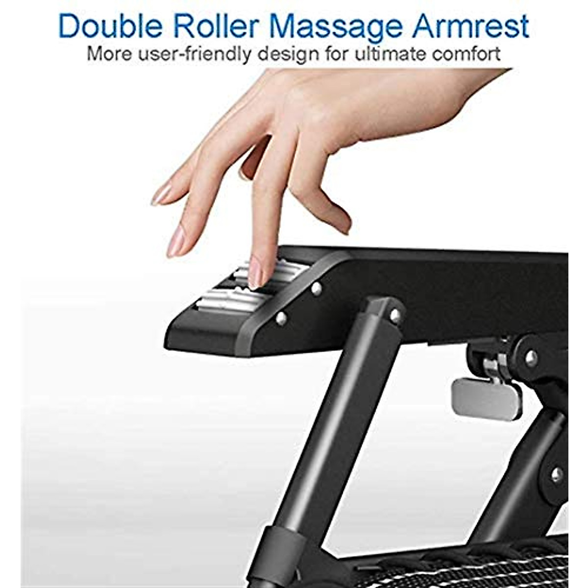 HOUKAI Household Stools Office Desk Chair Zero Gravity Patio Loungers Folding Camping Recliner Chair Sun Loungers Lawn Outdoor Office Beach Portable Garden Chair Supports 200Kg Black Very Practical