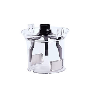 Nutramilk Nut Milk Processor Bowl - Portable Nut Butter & Non-Dairy Milk Maker (2L, Stainless Steel, Dishwasher Safe)