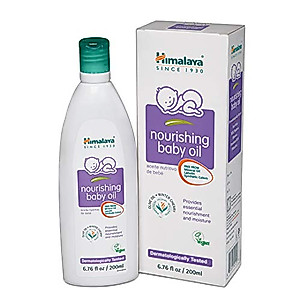 Himalaya Nourishing Baby Oil, Light & Non-Greasy for a Soothing Massage or Baby Bath, 6.76 oz, 2 Pack