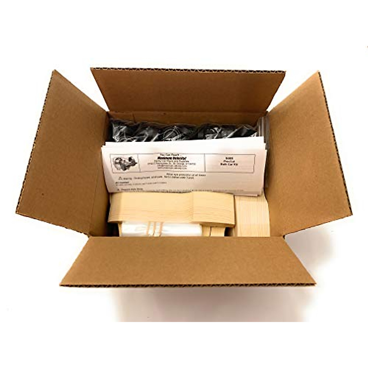 Maximum Velocity Derby Car Kits, Shaped | Bulk Pack (12) | Pre-Shaped Pine Block Kits Includes Wheels & Axles | Pinewood Car Kits