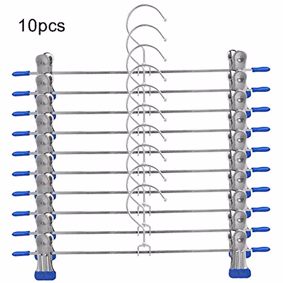 Pants Hanger, 5/10/15/20Pcs Anti-Slip Trouser Clothes Rack Organizer Shirt Pants Jeans Hanger