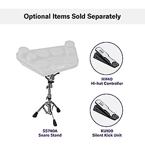 Yamaha DD75 Portable Digital Drums with 2 Pedals, Drumsticks and PA130 Power Adapter