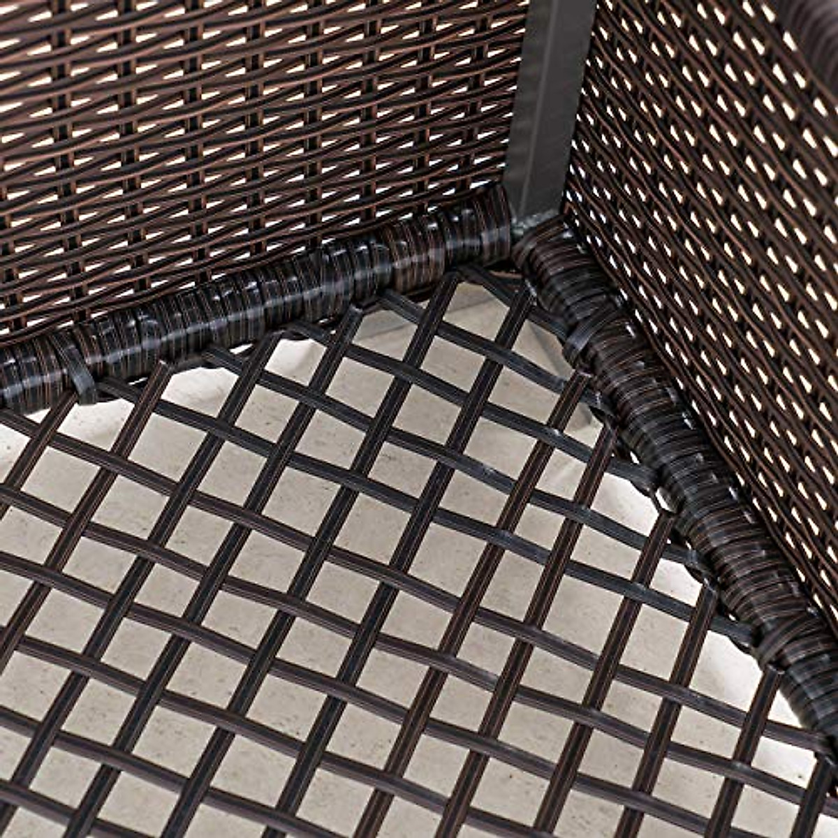 Christopher Knight Home Santa Rosa Outdoor Wicker Coffee Table with Storage, Multibrown