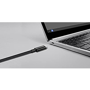 Belkin Thunderbolt 3 Cable (USB-C to USB-C) - USB C Cable For MacBook Air, Galaxy, Apple TV & More, Fast Charging Up To 100W, Made For USB-C, Thunderbolt 3 devices & 5K/Ultra HD - 1.6ft/0.5m - Black