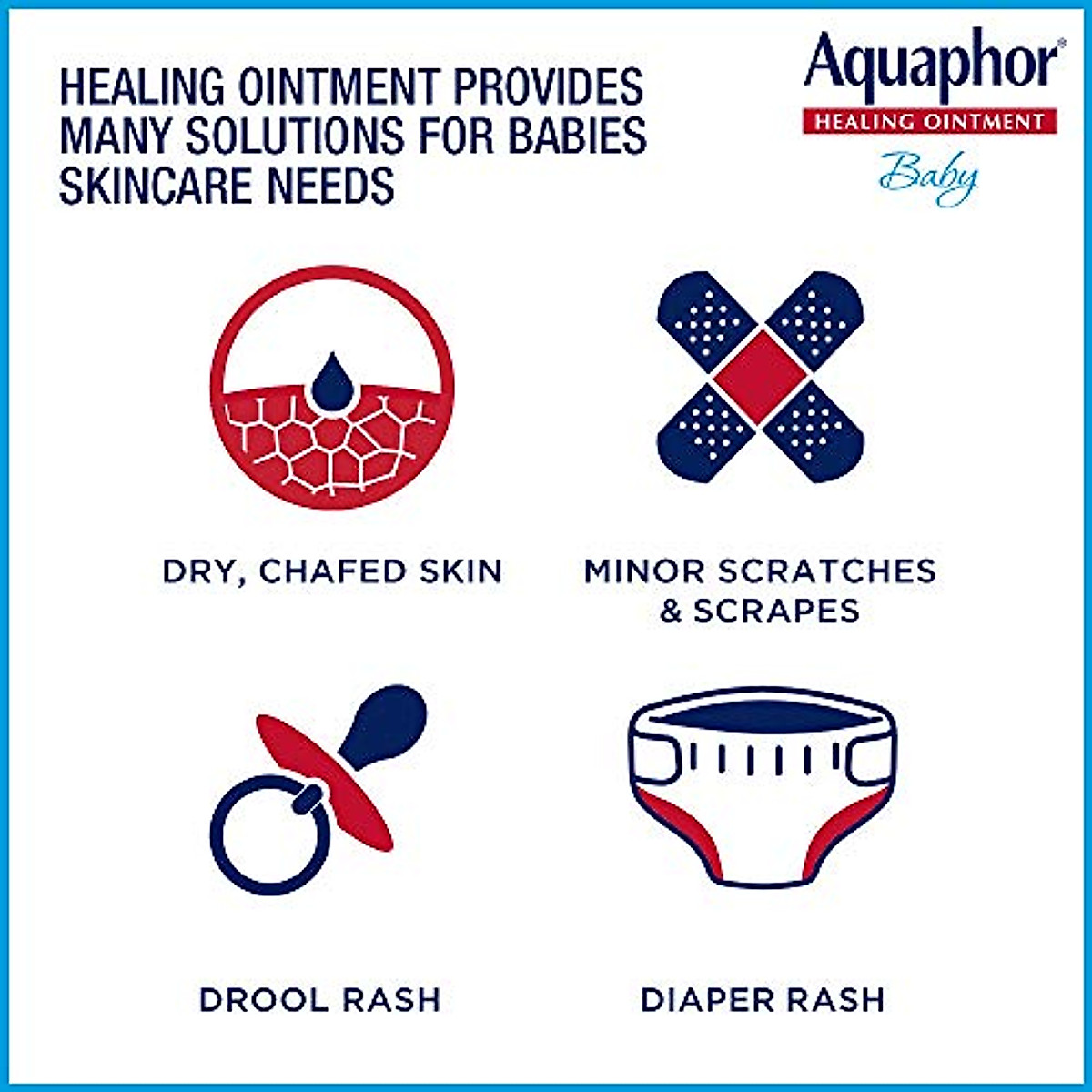 Aquaphor Baby Skin Care Set - Fragrance Free, Prevents, Soothes and Treats Diaper Rash - Includes 14 oz. Jar of Advanced Healing Ointment & 3.5 oz Tube of Diaper Rash Cream