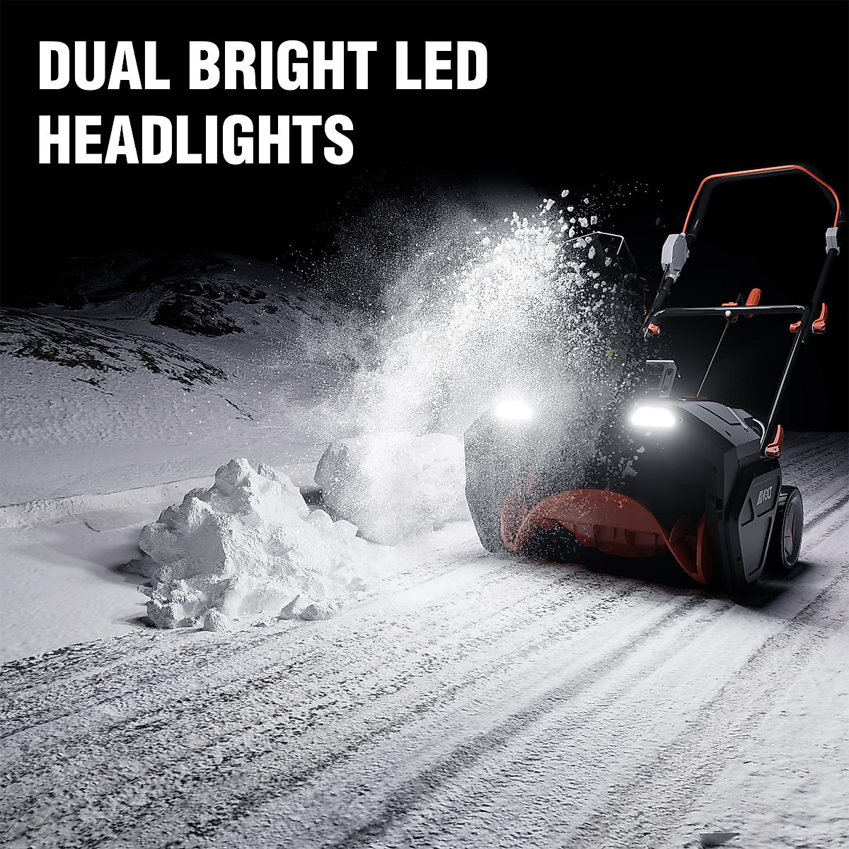 AIVOLT Cordless Snow Blower, 40V Battery Powered Snow Blower Kit, 21inch Brushless Motor Snow Remove Machine, w/ 2 x 4.0Ah Batteries and Dual Port Charger